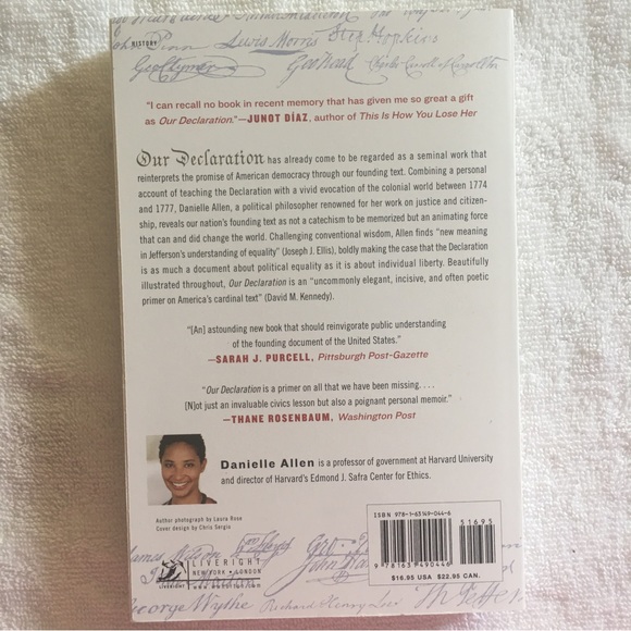 Other | Our Declaration Danielle Allen Paperback | Poshmark